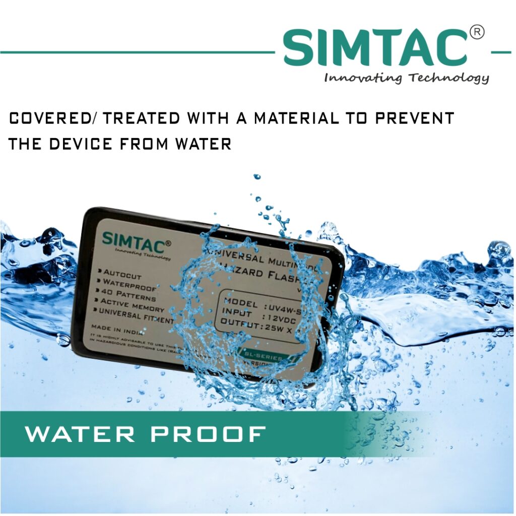 Simtac universal multimode hazard flasher (UV4W-SL6) – Simtac®