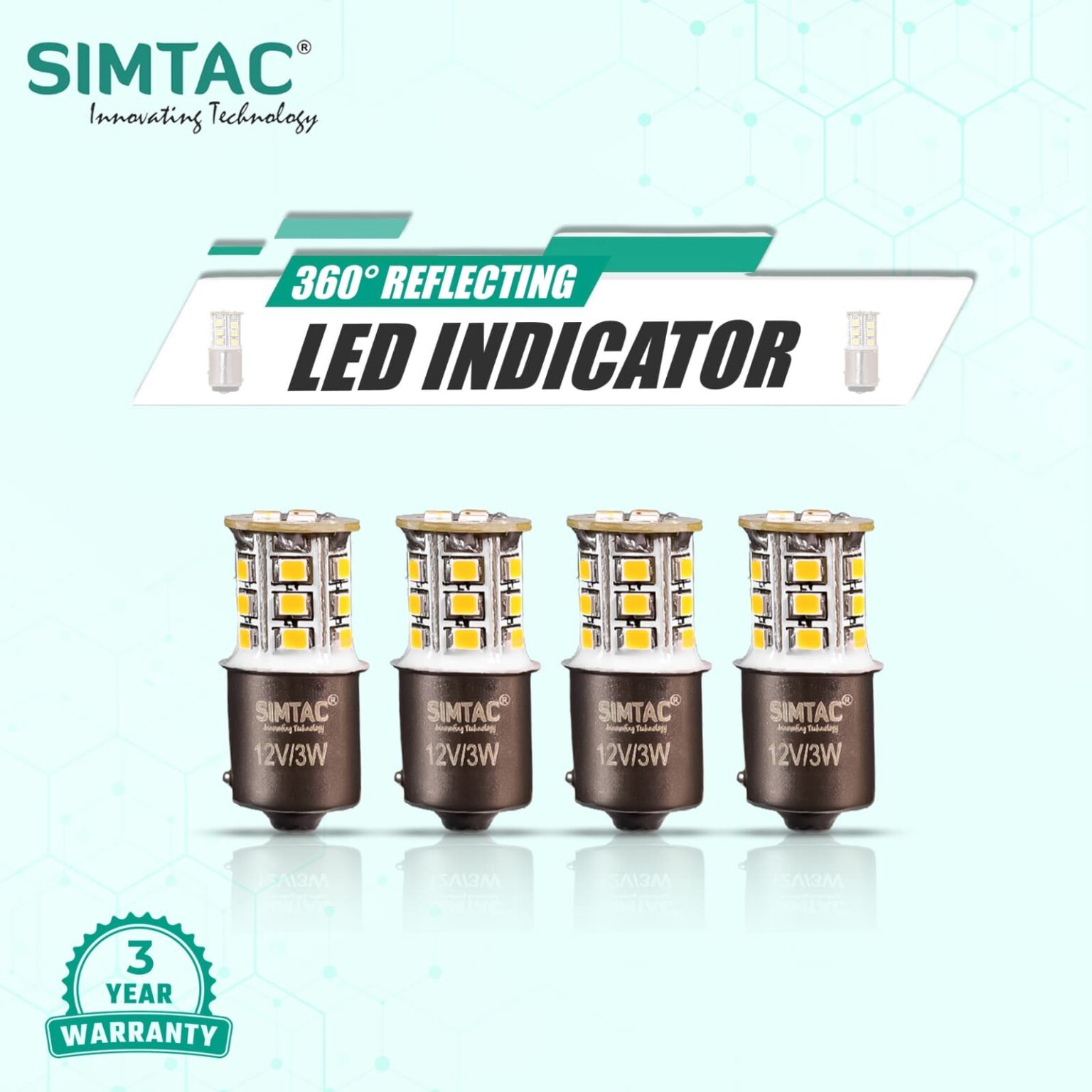 Simtac 360° reflecting led indicator bulbs – Simtac®