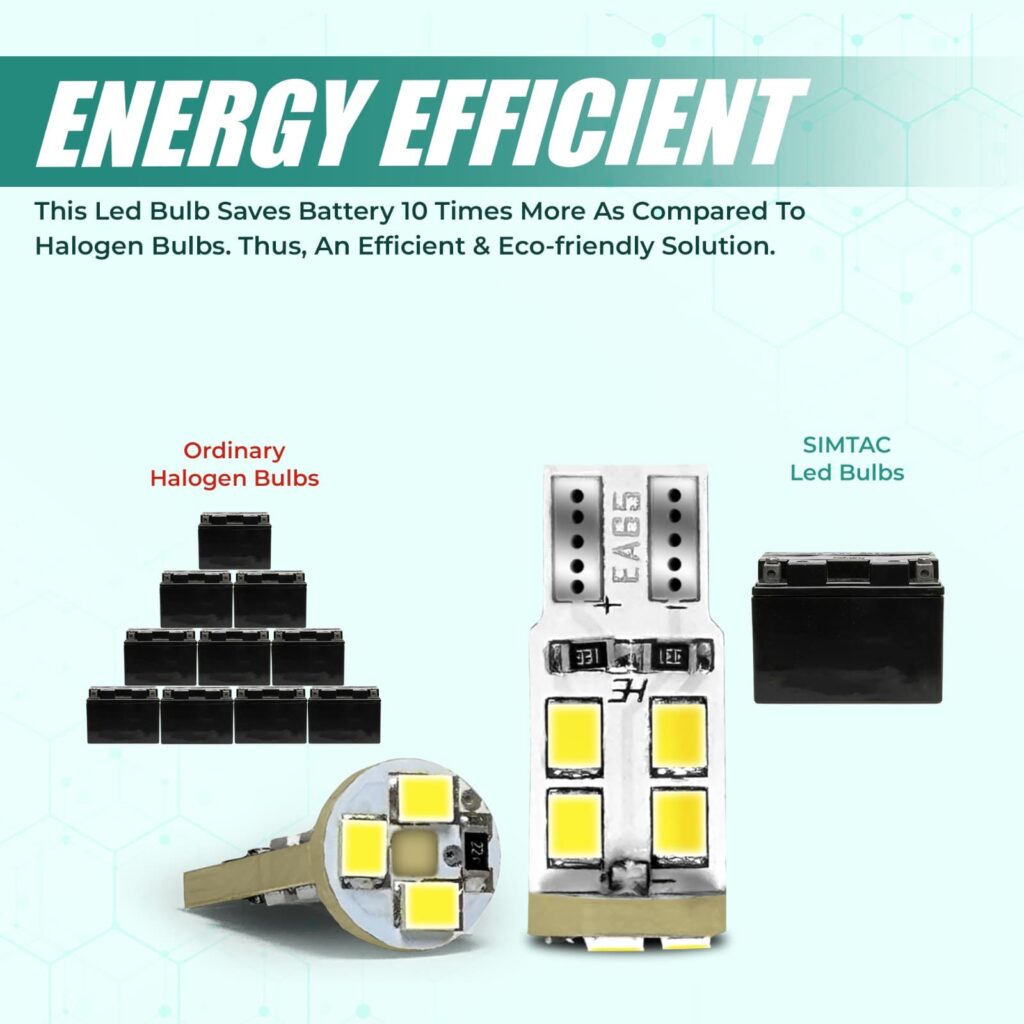 Simtac 360° T10 led bulbs for multi purpose (T10-PRK) – Simtac®