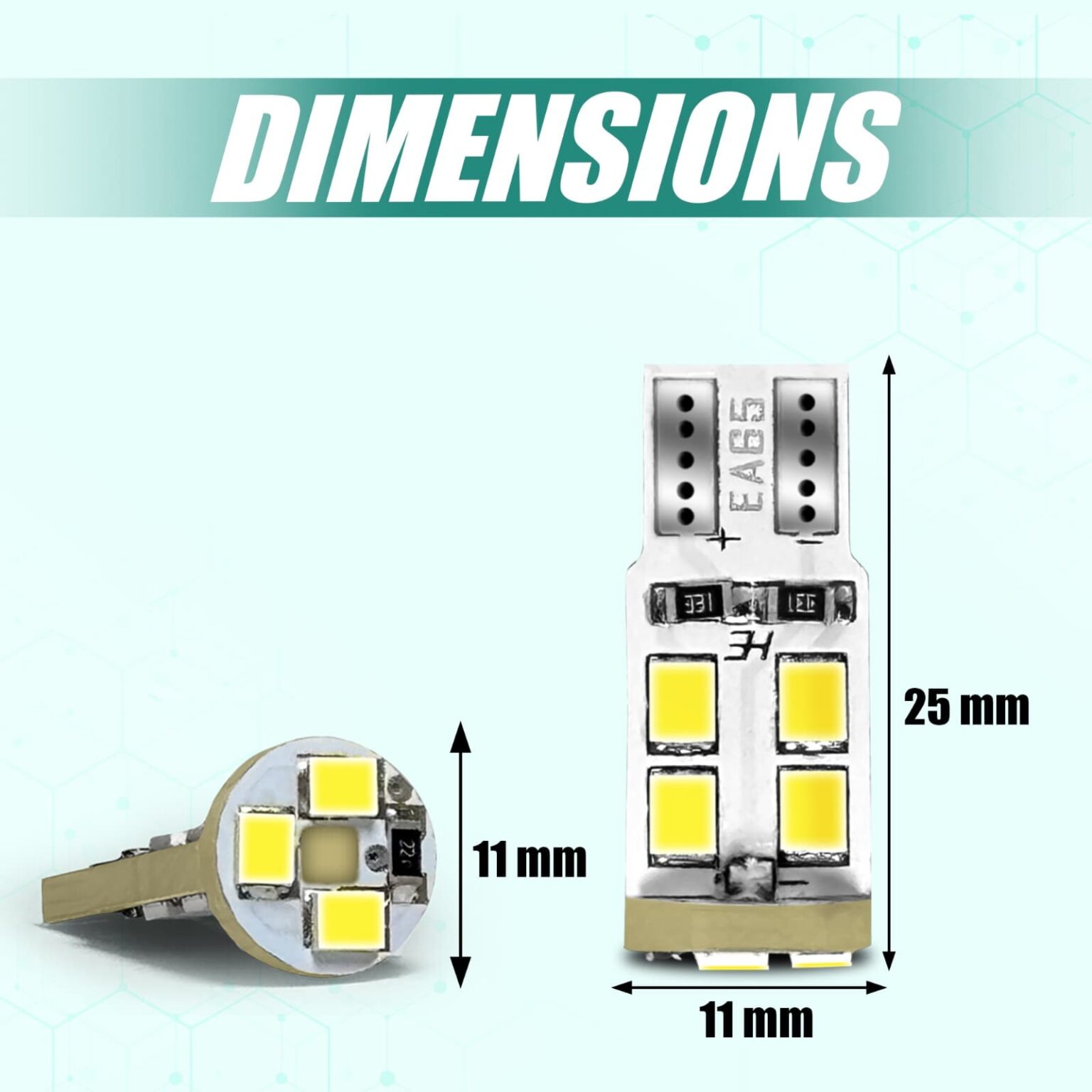 Simtac 360° T10 led bulbs for multi purpose (T10-PRK) – Simtac®