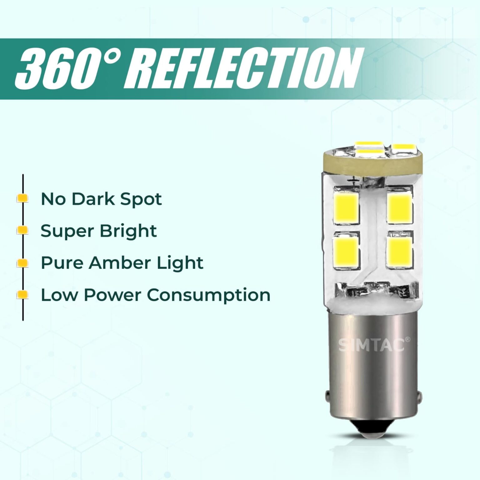 Simtac 360° led bulbs for royal enfield pilot light (TD-PRK) – Simtac®