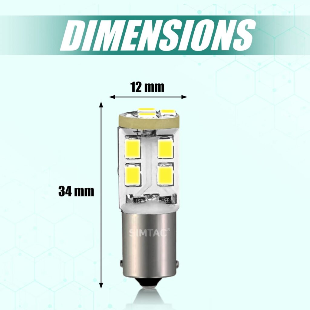 Simtac 360° led bulbs for royal enfield pilot light (TD-PRK) – Simtac®