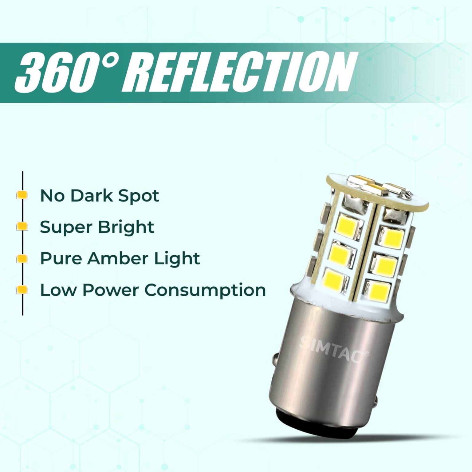 Simtac 360° Reflecting tail light led bulb (TLB) – Simtac®